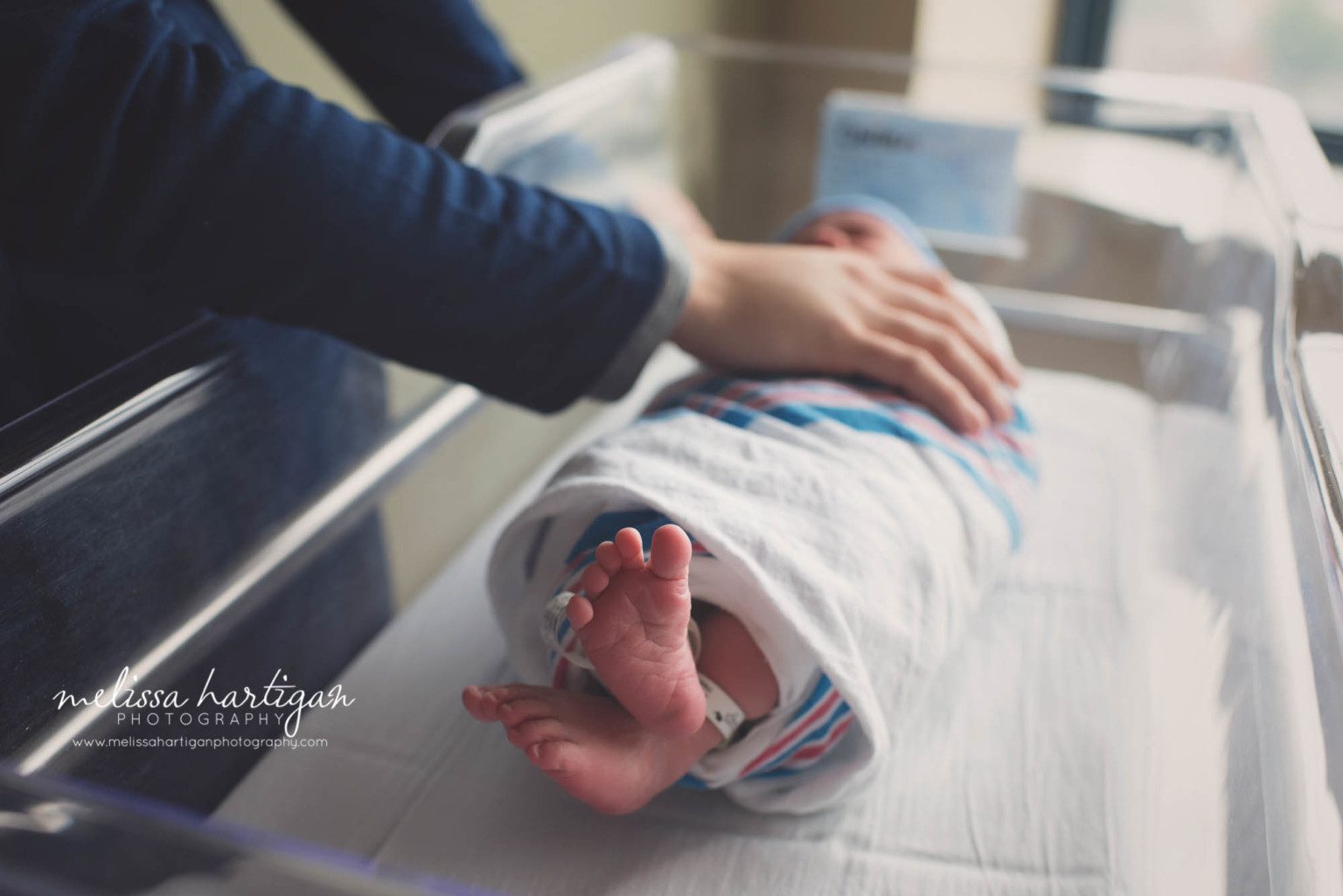 Declan Thomas Freshly Born – CT Hospital Baby Photographer