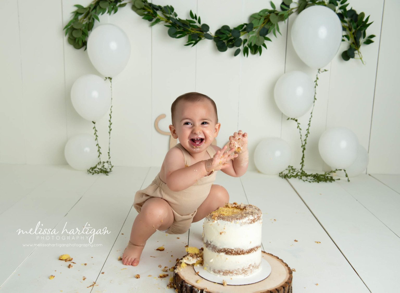 Logan Baby Cake Smash – Stafford Springs Baby Photography